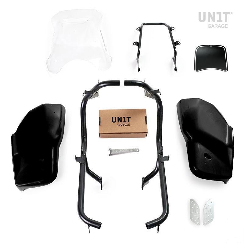 Triumph Scrambler 1200 XE XC Unitgarage matt black Dual body kit