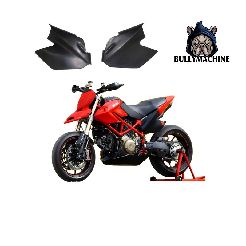 Pair of Trophy number plates for Ducati Hypermotard 1100 796 Bullymachine
